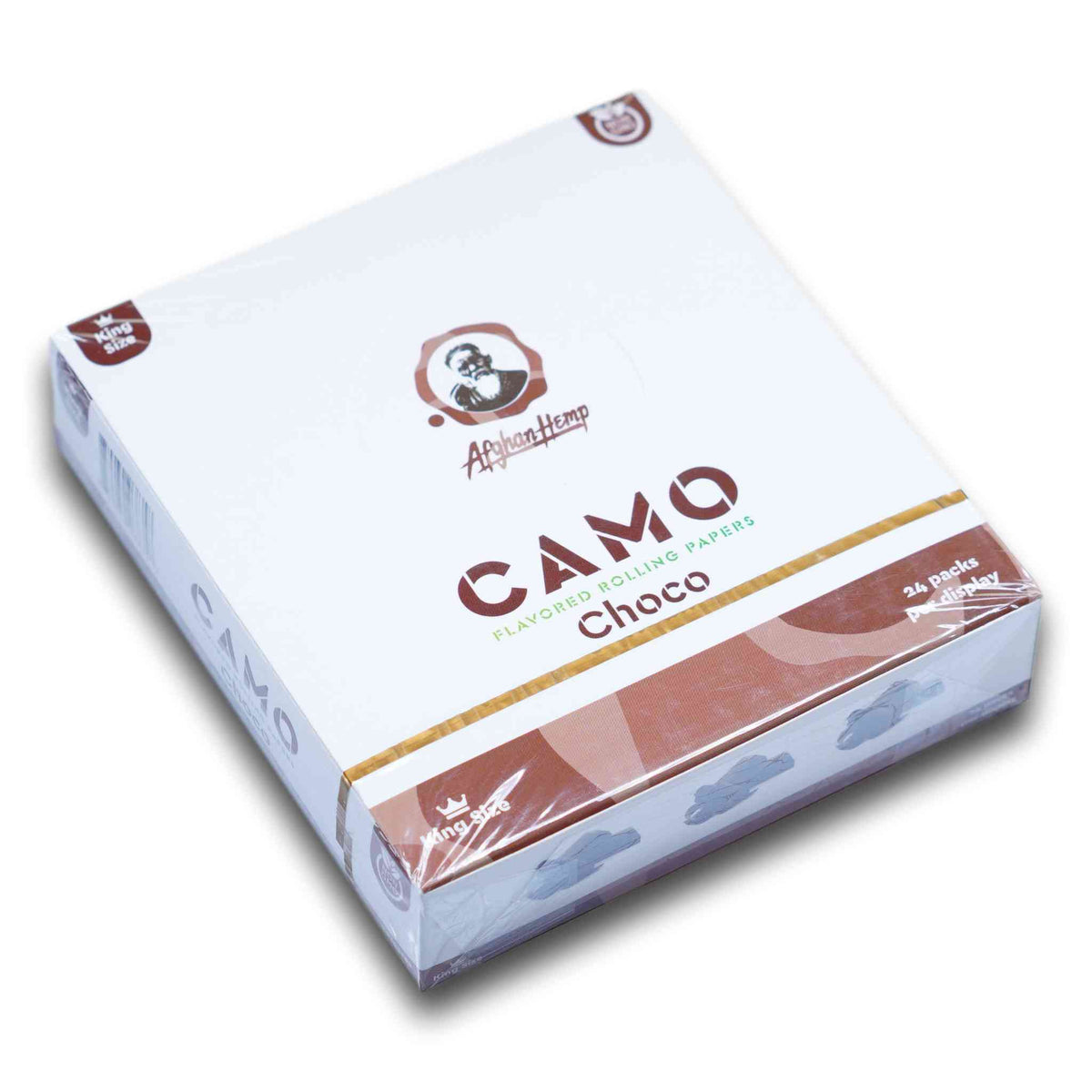 Afghan Hemp Camo Rolling Papers Chocolate | Cheef Kit