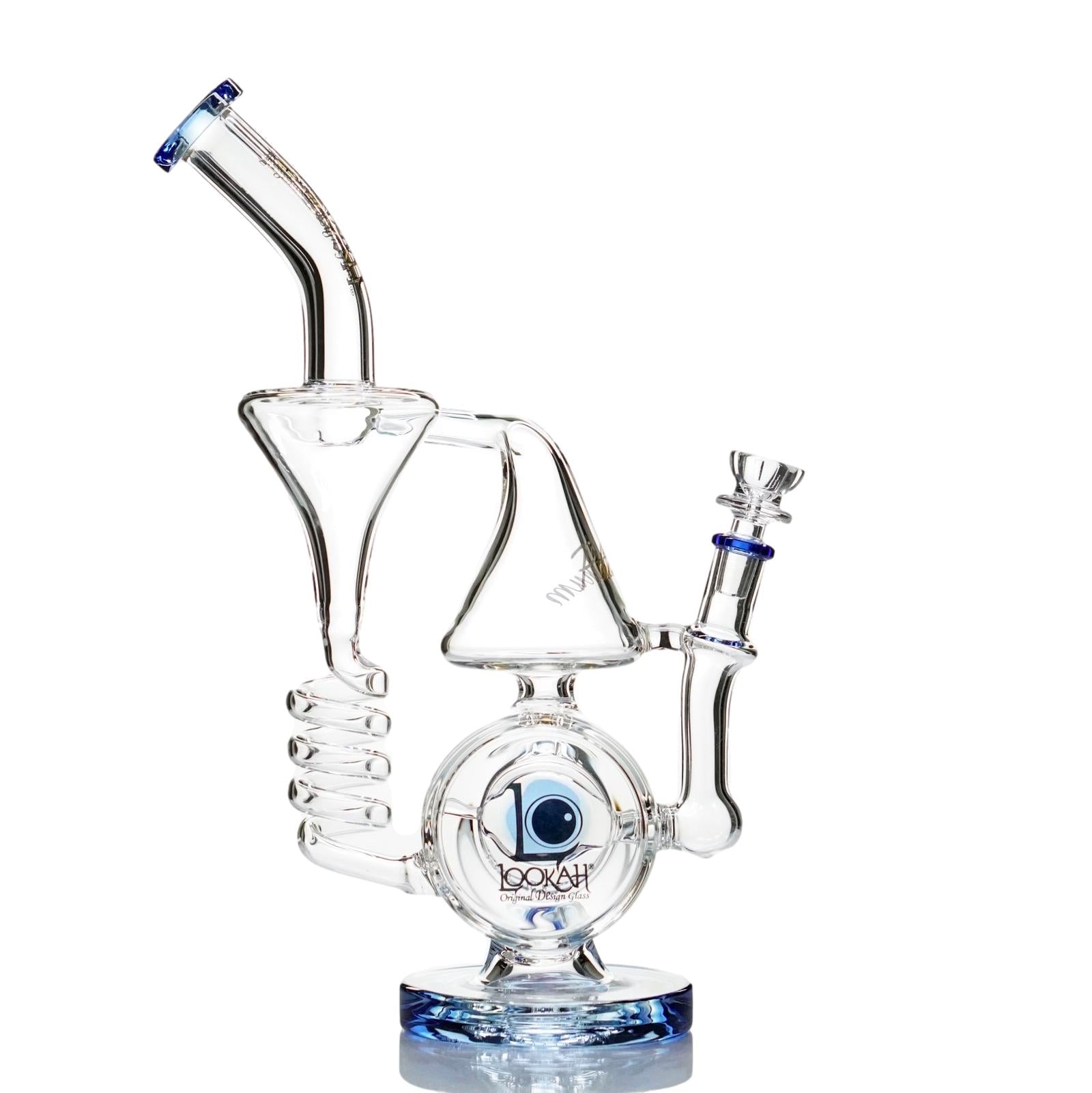 Lookah Barrel Perc Tuba Recycler Dab Rig