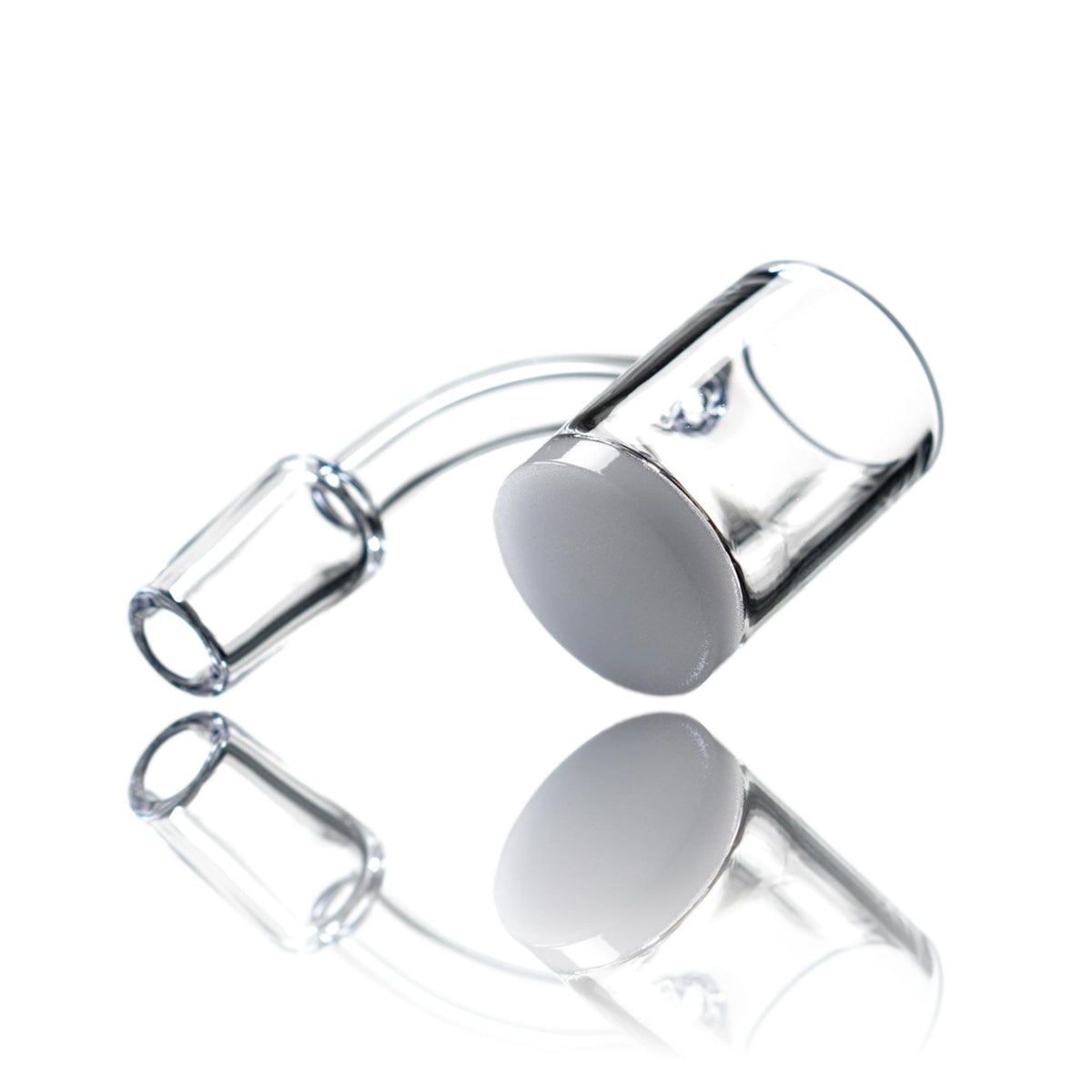 Opaque White Bottom Quartz Banger | Cheefkit