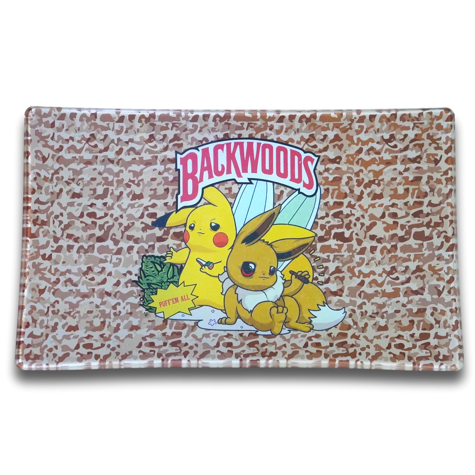 Backwoods Pikachu Glass Rolling Tray | Cheefkit