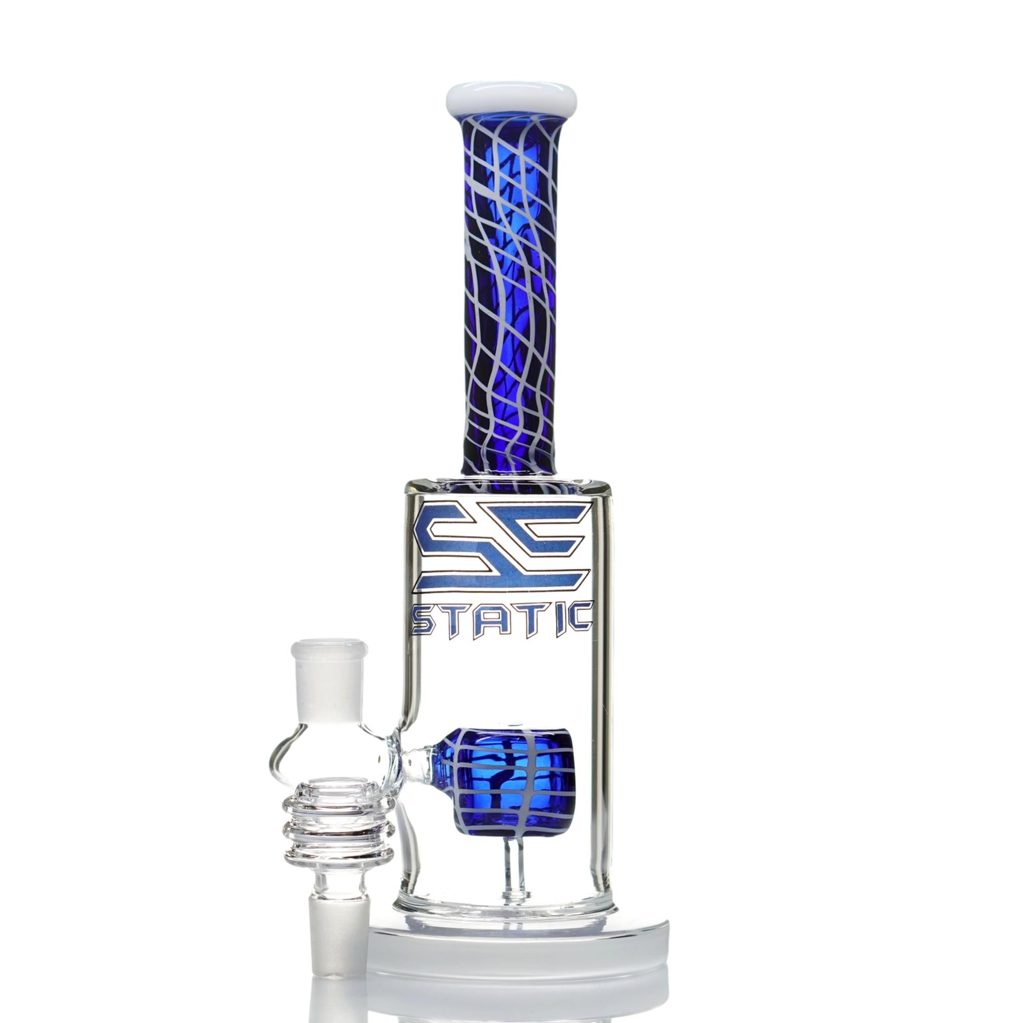 Static Glass Cube Perc Dab Rig | Cheefkit