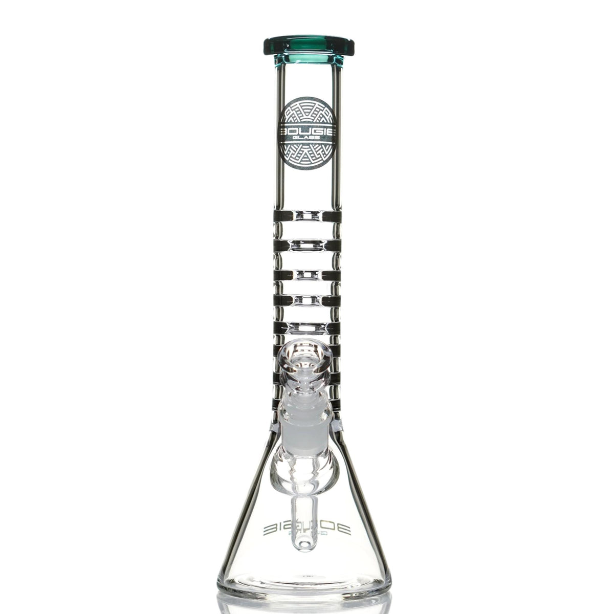 Bougie Glass Internal Rings Bong | Cheefkit