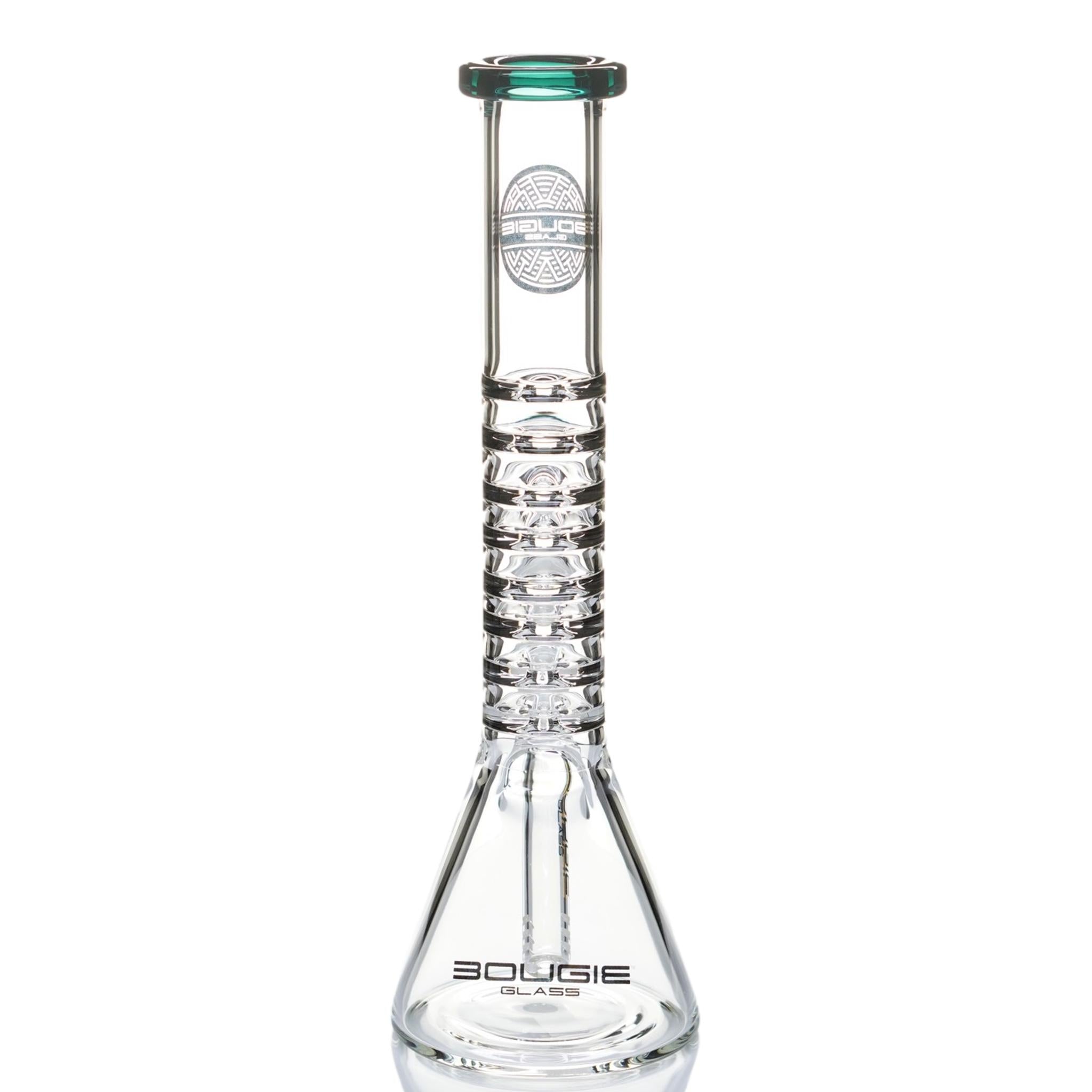 Bougie Glass Internal Rings Bong | Cheefkit