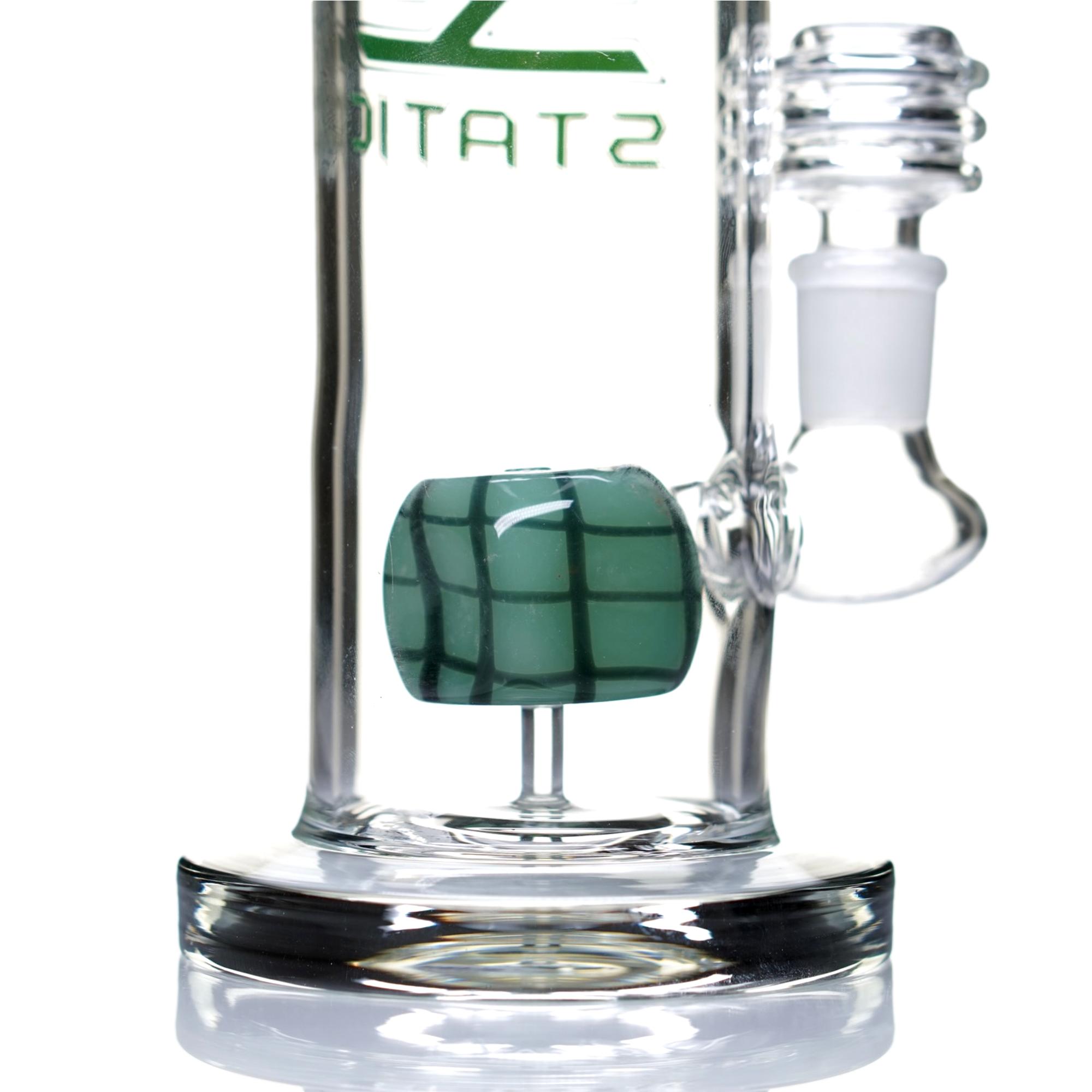 Static Glass Cube Perc Dab Rig | Cheefkit