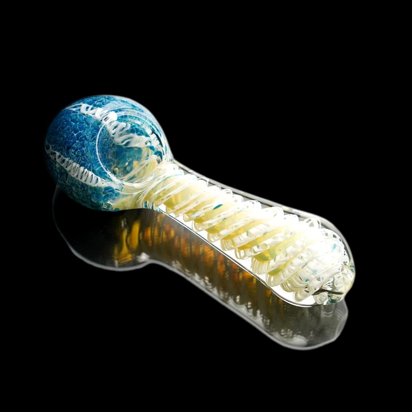 5 Inch Heavy Glass Eternal Snake Hand Pipe | Cheefkit