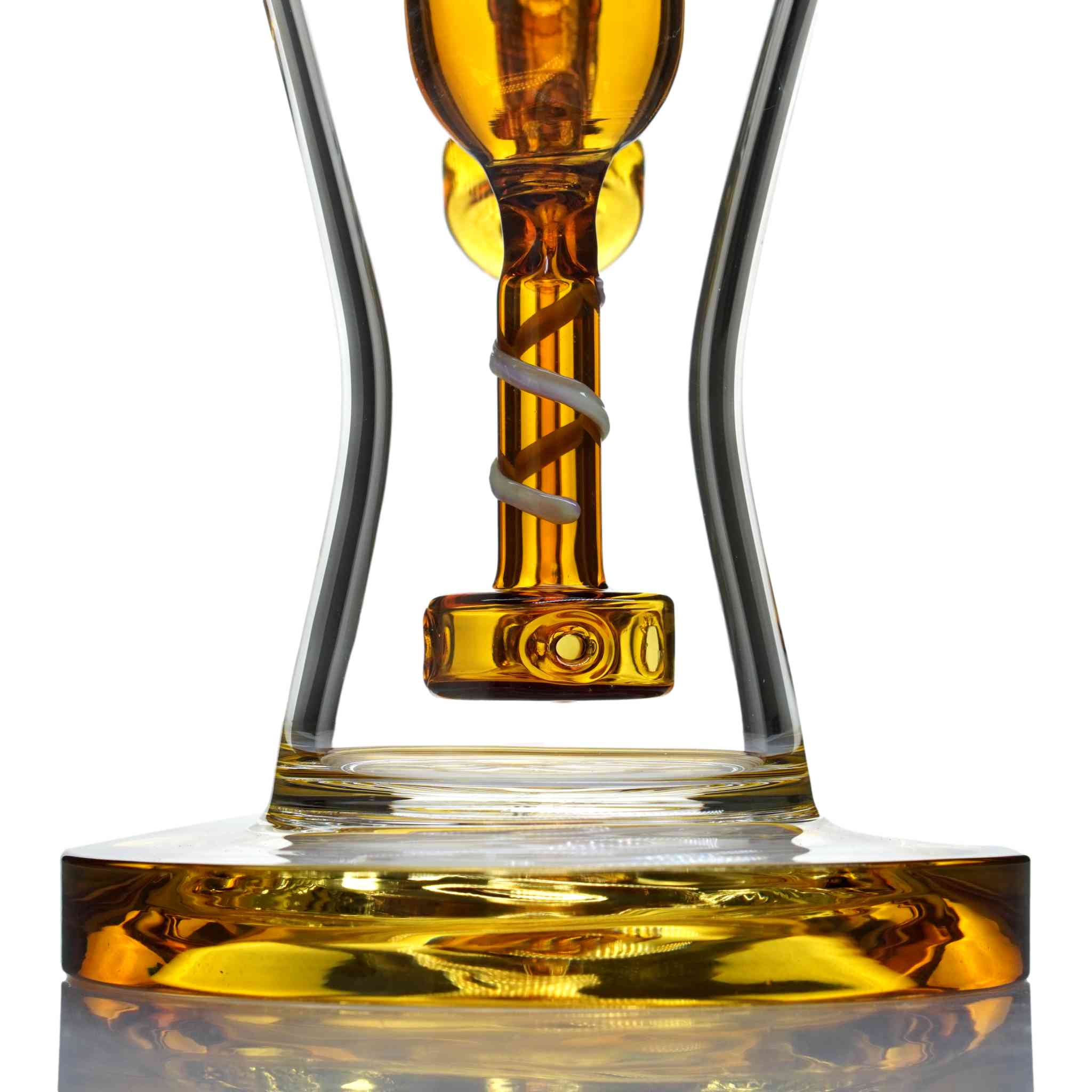 Inline Hour Glass Dab Rig Esigo Glass | Cheefkit