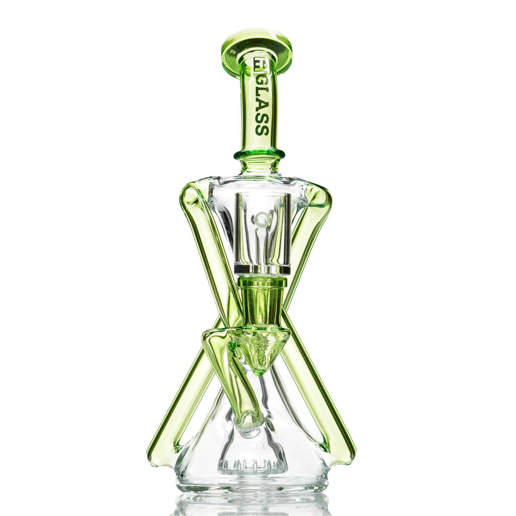 Quad Arm Recycler Rig Esigo Glass | Cheefkit