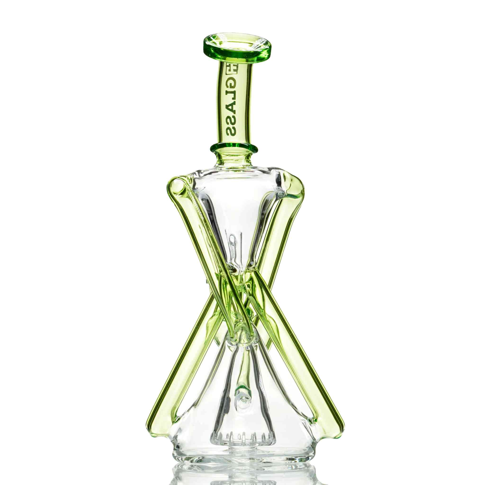 Quad Arm Recycler Rig Esigo Glass | Cheefkit