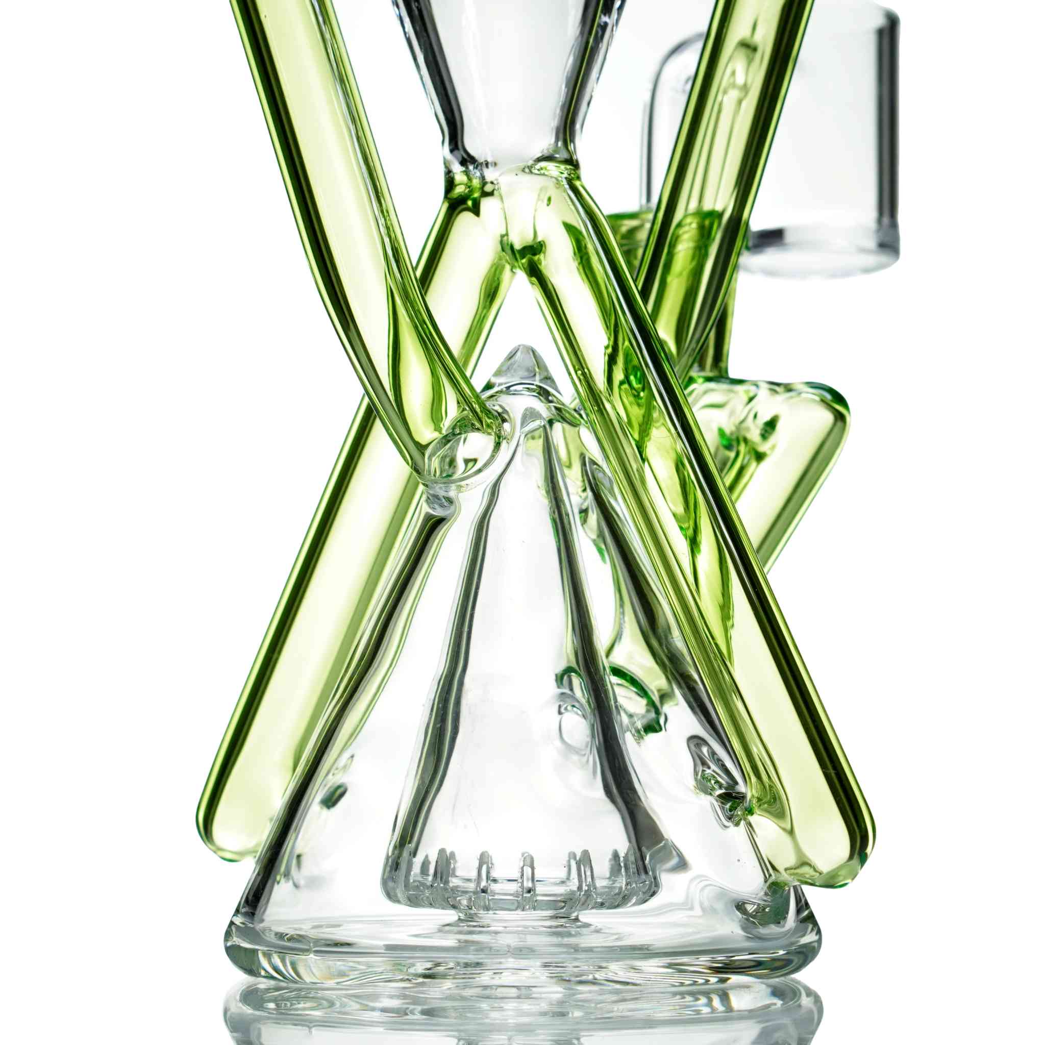 Quad Arm Recycler Rig Esigo Glass | Cheefkit