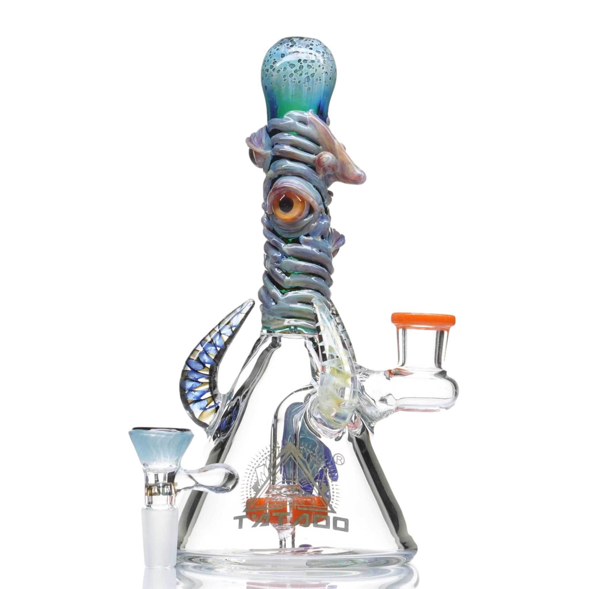 Tattoo Glass Trippy Shaman Dab Rig | Cheefkit
