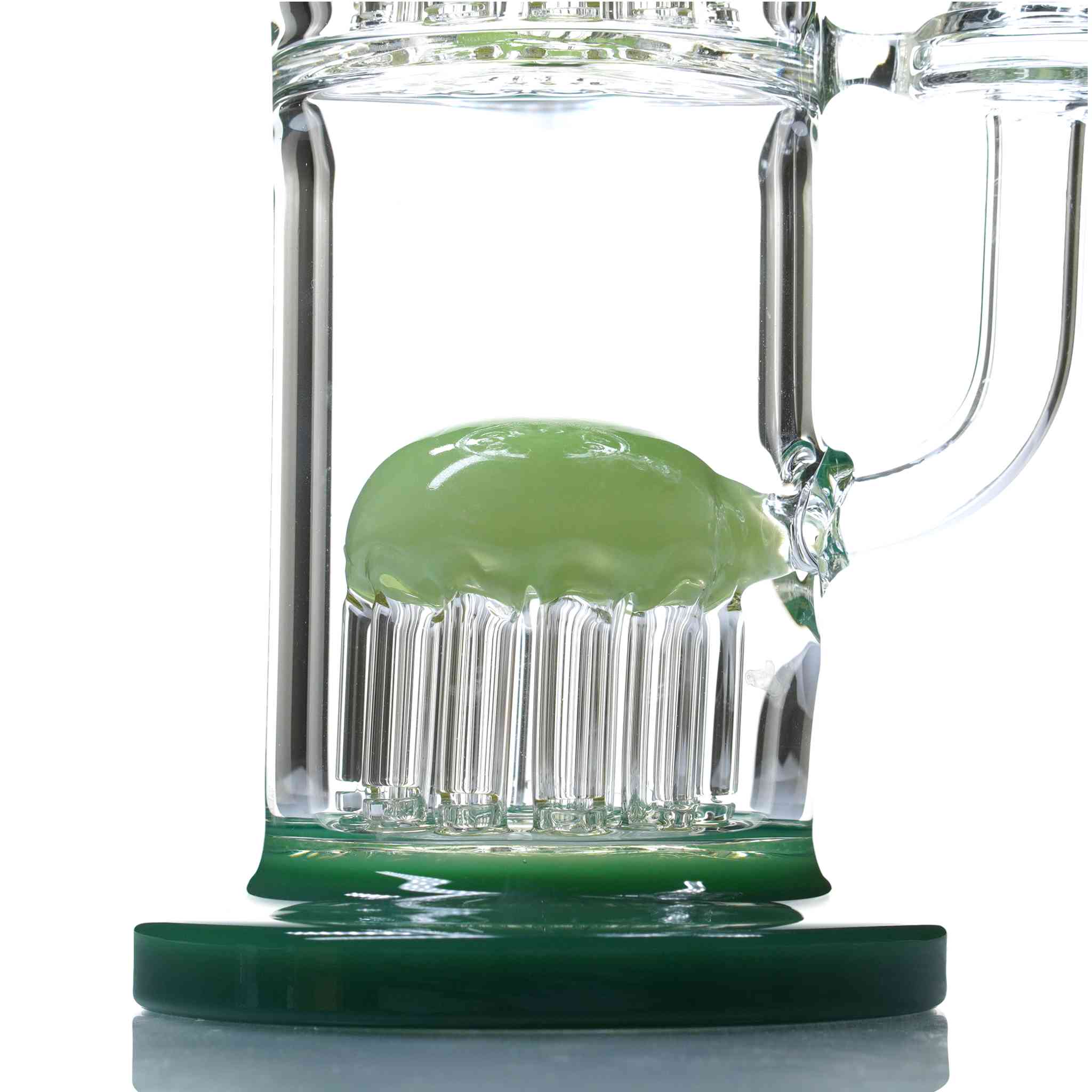 Two Tone Dual Perc Bong Esigo Glass | Cheefkit